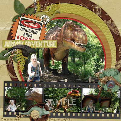 Digital Scrapbooking Kits | Prehistoric World-(MSG) | Boys ...