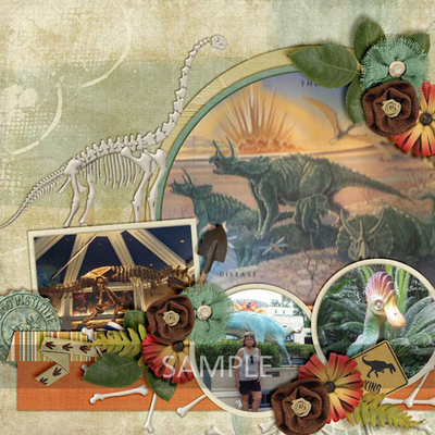 Digital Scrapbooking Kits | Prehistoric World-(MSG) | Boys ...