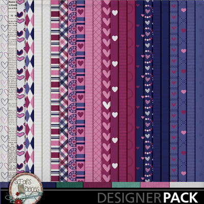 Digital Scrapbooking Kits | Loads of Love-(SNP) | Holidays - Valentine ...
