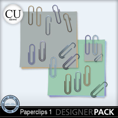 Digital Scrapbooking Kits | Paperclips 1-(HSA) | Decorative, Everyday ...