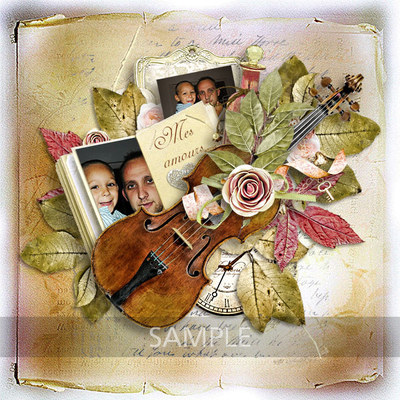 Digital Scrapbooking Kits | Douce Heloise Kit-(doudou) | Decorative ...