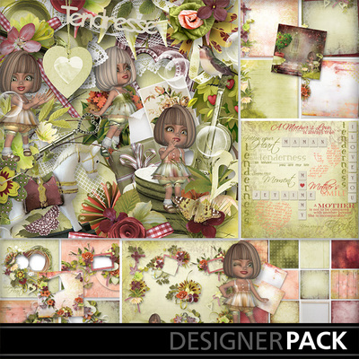 Digital Scrapbooking Kits | With tenderness-Collection-(PScrap ...