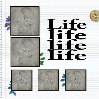 Digital Scrapbooking Kits | Life Photobook 2 12x12-(aniaw) | Memories ...