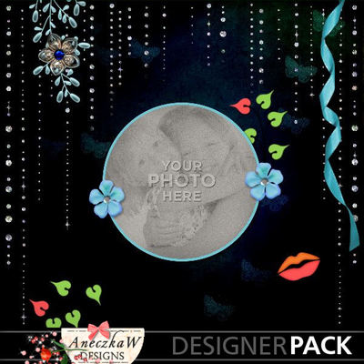 Digital Scrapbooking Kits | Pretty Template 3-(aniaw) | Friends, Girls ...