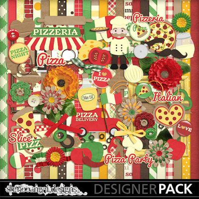 Digital Scrapbooking Kits | Time For Pizza-(Shmoang) | Food - Recipes ...