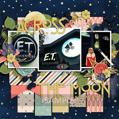 Digital Scrapbooking Kits | Over The Moon-(MSG) | Family, Holidays ...