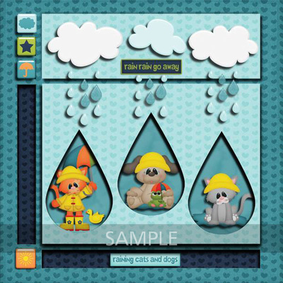 Digital Scrapbooking Kits | Puddle Jump-(FranB) | Kid Fun, Outdoors ...