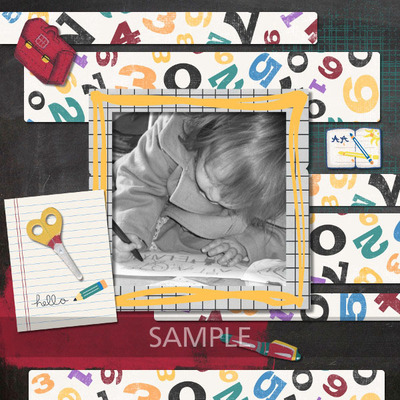 Digital Scrapbooking Kits | Back to school-(Yascrap) | School, School ...
