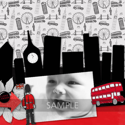 Digital Scrapbooking Kits | Hello London-(Yascrap) | Holidays, Memories ...