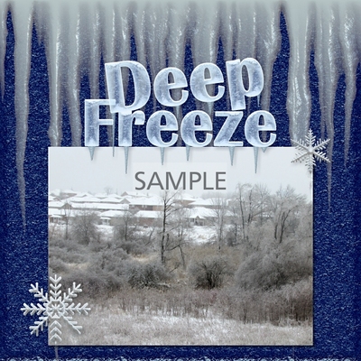 Digital Scrapbooking Kits | Deep Freeze Word Art-(LLLCrtn) | Family ...