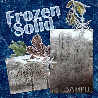 Digital Scrapbooking Kits | Deep Freeze Word Art-(LLLCrtn) | Family ...
