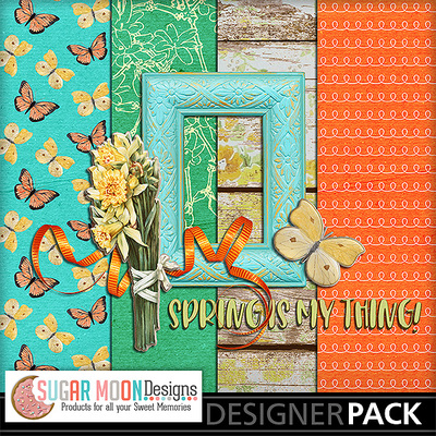 Digital Scrapbooking Kits | Spring Thing Mini Kit-(sgrmoon) | Seasons ...