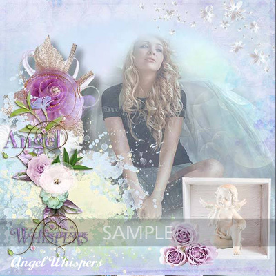 Digital Scrapbooking Kits | Angel Whispers Kit-(JULIECD) | Babies ...