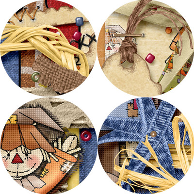 Digital Scrapbooking Kits | Scruffy Scarecrows Mini Kit-(MMDCS ...