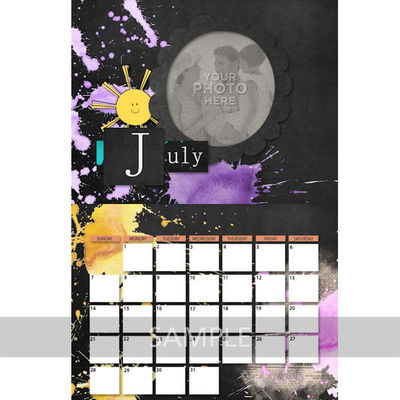 Digital Scrapbooking Kits | 2019Painted Calendar-(aniaw) | Calendars ...