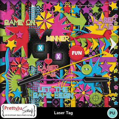 Digital Scrapbooking Kits | Laser Tag-(P-Ju) | Entertainment, Family ...