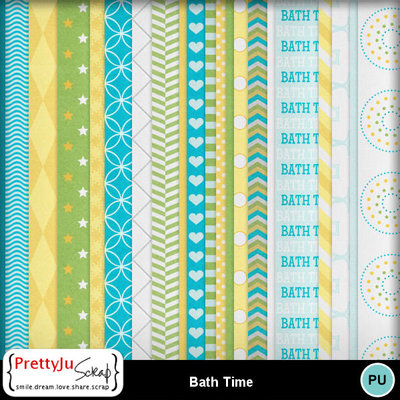 Digital Scrapbooking Kits | Bath Time-(P-Ju) | Babies, Everyday, Family ...