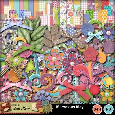Digital Scrapbooking Kits | Marvelous May-(LisaMM) | Seasons - Spring ...