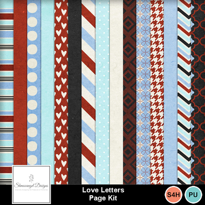 Digital Scrapbooking Kits | Love Letters-(Shmoang) | Everyday, Holidays ...