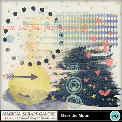 Digital Scrapbooking Kits | Over The Moon-bundle-(MSG) | Entertainment ...