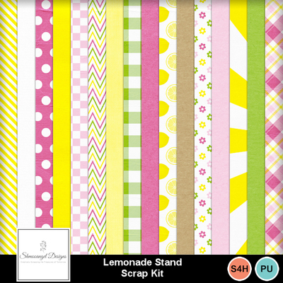 Digital Scrapbooking Kits | Lemonade Stand-(Shmoang) | Food - Recipes ...