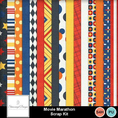 Digital Scrapbooking Kits | Movie Marathon-(Shmoang) | Entertainment ...