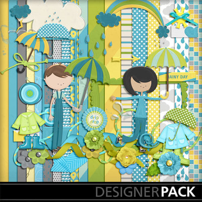 Digital Scrapbooking Kits | Rainy Day Kit-(MMDCS) | Nature | MyMemories