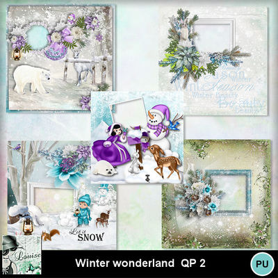 Digital Scrapbooking Kits | Winter Wonderland QP 2-(LouiseL) | Family ...