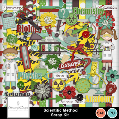 Digital Scrapbooking Kits | Scientific Method-(Shmoang) | Kid Fun ...