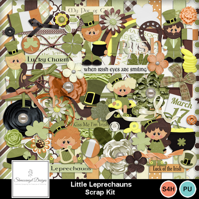 Digital Scrapbooking Kits | Little Leprechauns-(Shmoang) | Holidays ...