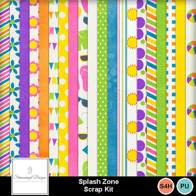 Digital Scrapbooking Kits | Splash Zone-(Shmoang) | Beach, Kid Fun ...