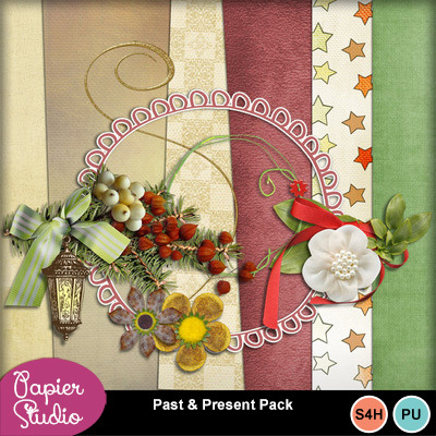 Digital Scrapbooking Kits | Past & Present Pack-(paperst) | Holidays ...