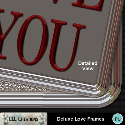 Digital Scrapbooking Kits | Deluxe Love Frames-(LLLCrtn) | Celebrations ...