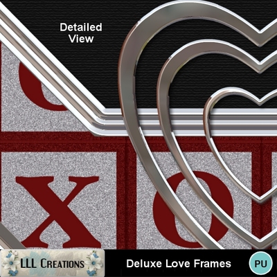 Digital Scrapbooking Kits | Deluxe Love Frames-(LLLCrtn) | Celebrations ...