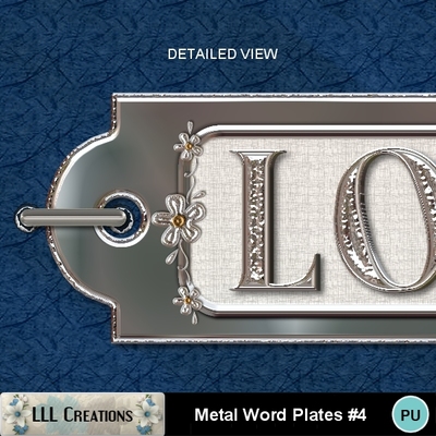 Digital Scrapbooking Kits | Metal Word Plates 4 | Babies, Boys, Family ...