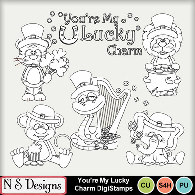 Digital Scrapbooking Kits | You're My Lucky Charm DS-(NSD ...