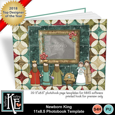 Digital Scrapbooking Kits | Newborn King 11x8 PB-(Kathryn) | Everyday ...