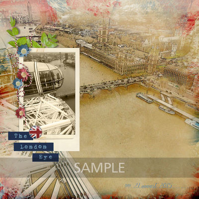 Digital Scrapbooking Kits | Travel to London accents-(HSA) | Memories ...