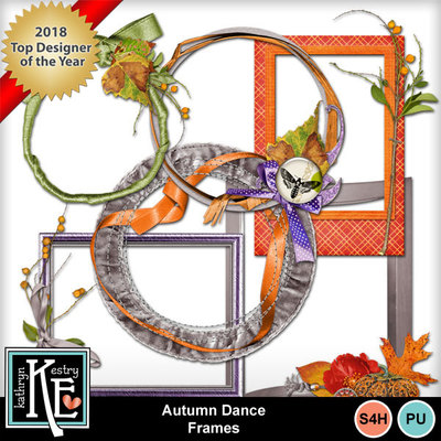 Digital Scrapbooking Kits | Autumn Dance Frames-(Kathryn) | Heritage ...