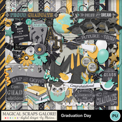 Digital Scrapbooking Kits | Graduation Day-(MSG) | Boys, Celebrations ...