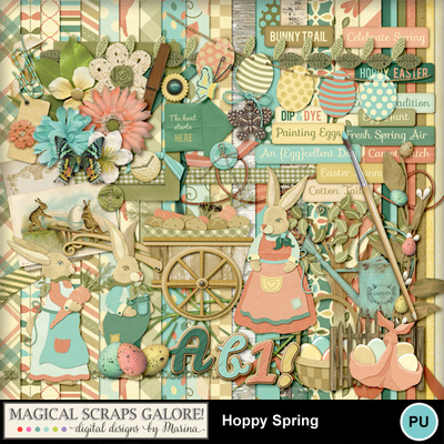 Digital Scrapbooking Kits | Hoppy Spring-(MSG) | Family, Girls ...