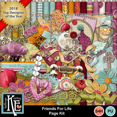 Digital Scrapbooking Kits | Friends For Life-(Kathryn) | Family ...