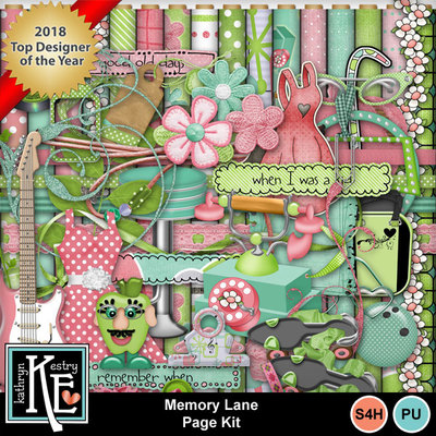 Digital Scrapbooking Kits | Memory Lane Pack-(Kathryn) | Everyday ...