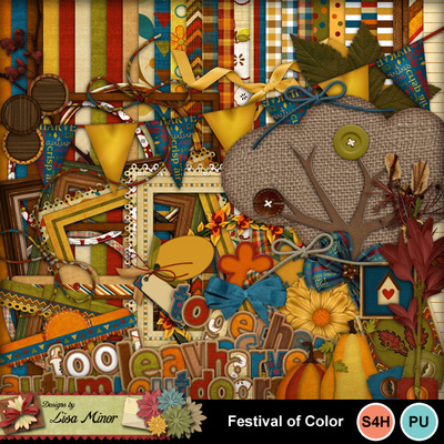 Digital Scrapbooking Kits | Festival of Color-(LisaMM) | Celebrations ...