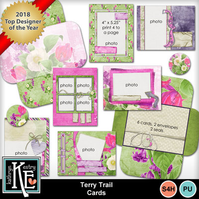 Digital Scrapbooking Kits | Terry Trail Cards-(Kathryn) | Craftable ...