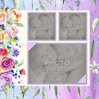 Digital Scrapbooking Kits | Lavender Photobook 12x12-(aniaw) | Everyday ...
