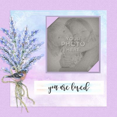 Digital Scrapbooking Kits | Lavender Photobook 12x12-(aniaw) | Everyday ...