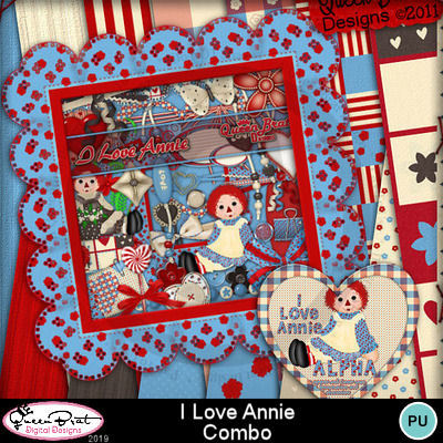Digital Scrapbooking Kits | I Love Annie-(QueenBr) | Girls, Kid Fun ...