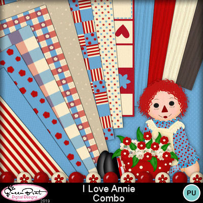 Digital Scrapbooking Kits | I Love Annie-(QueenBr) | Girls, Kid Fun ...