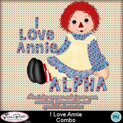 Digital Scrapbooking Kits | I Love Annie-(QueenBr) | Girls, Kid Fun ...